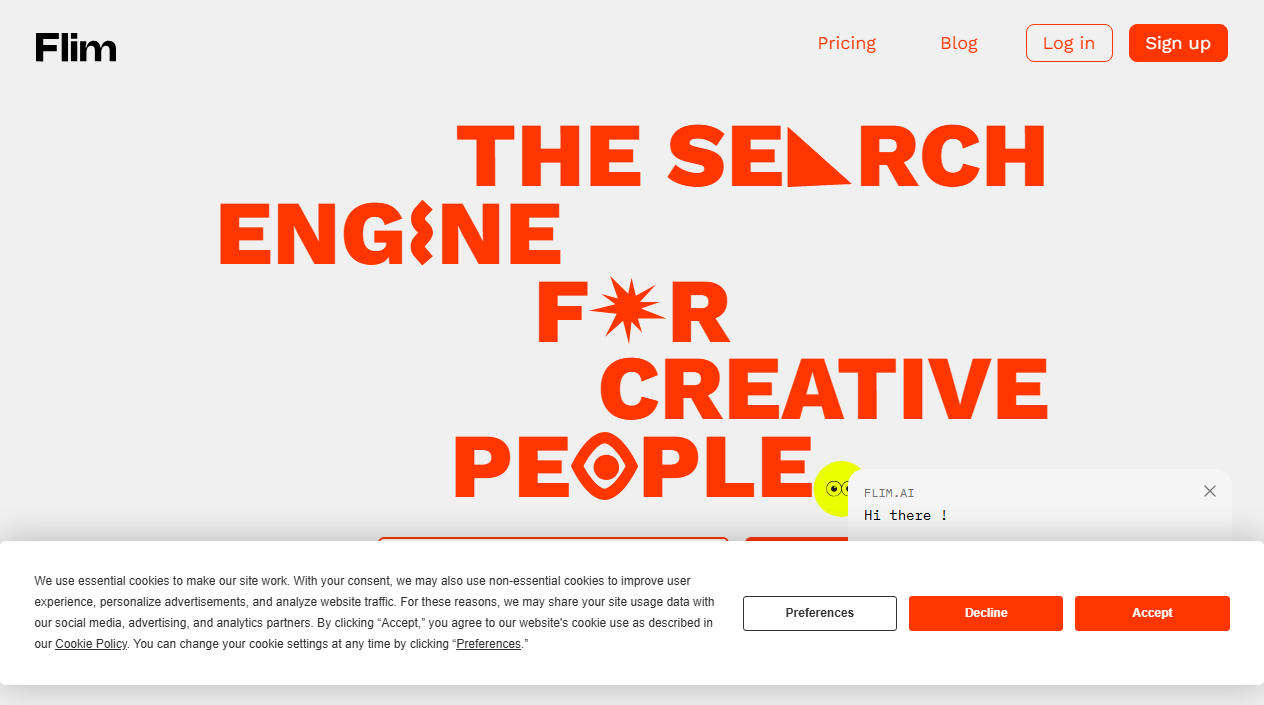 Flim是一个为创意人士设计的搜索引擎，专注于帮助用户找到完美的图像以表达他们的想法，从而提高创意过程的效率。-SOAI.IM