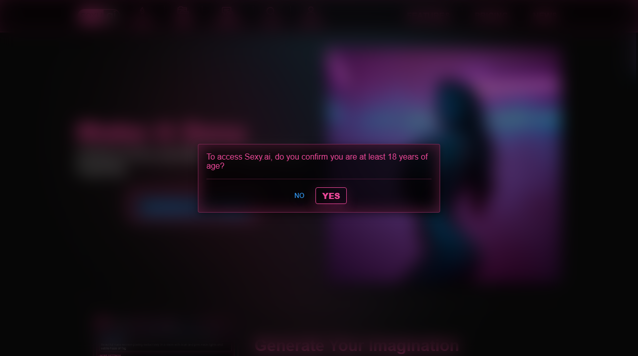 Sexy AI 提供无限生成AI色情和NSFW艺术的功能，用户可以创建、发现和分享AI色情内容。-SOAI.IM